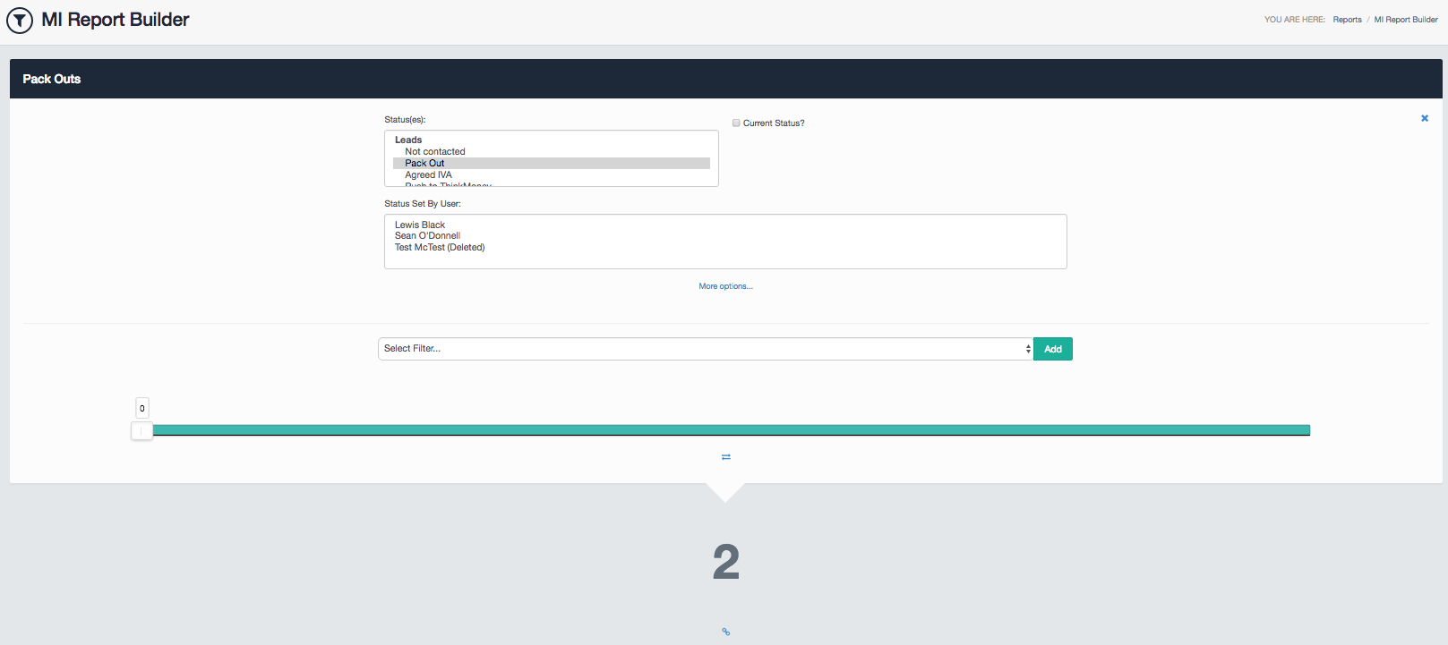 Building a Report in the MI Report Builder – Hubsolv