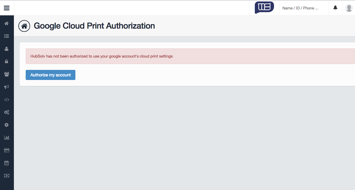 Integration with Google Cloud Print – Hubsolv