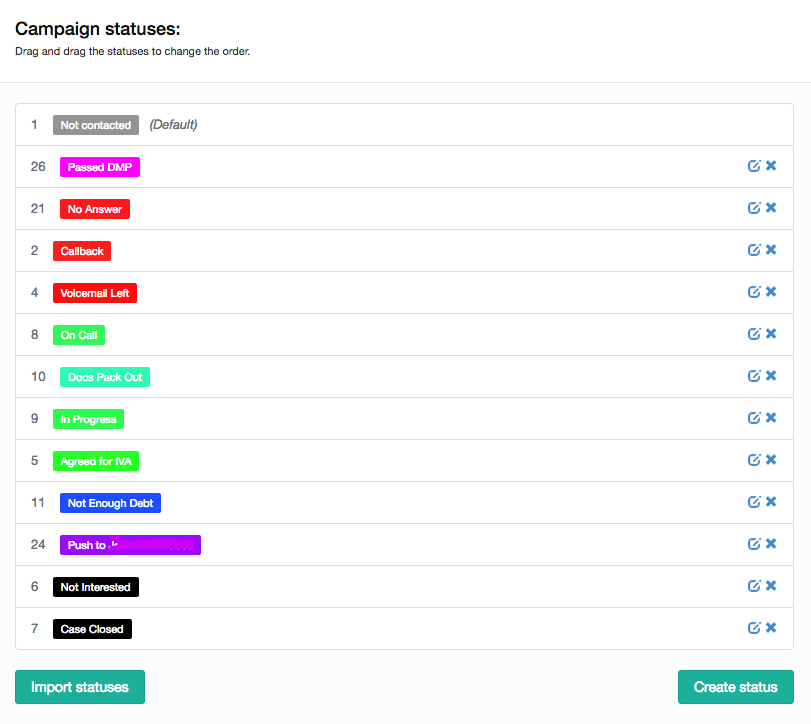 Creating Campaigns and Statuses – Hubsolv